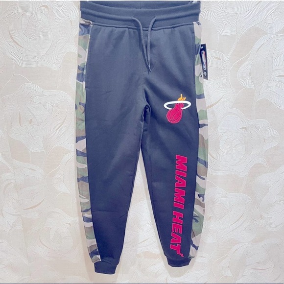 NBA | Bottoms | New Boys Official Nba Miami Heat Camo Sweatpants ...